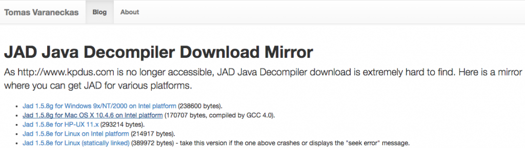 簡単にJavaのclassファイルを解析(逆コンパイル)する方法 - JoyPlotドキュメント
