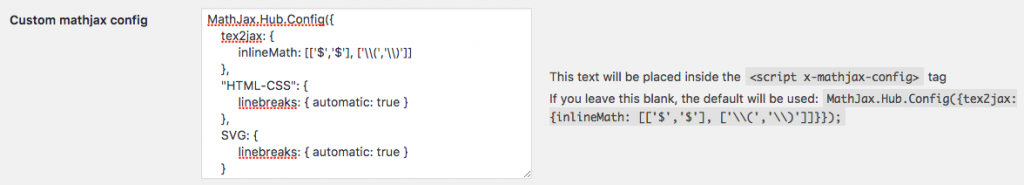 WordPressで数式を書くのに便利なプラグイン - Simple Mathjax - JoyPlotドキュメント