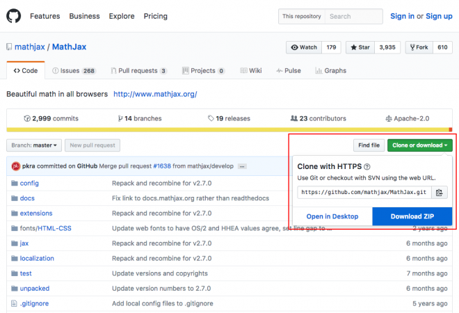 Webページに整形された数式を埋め込むライブラリ MathJax の導入 - JoyPlotドキュメント