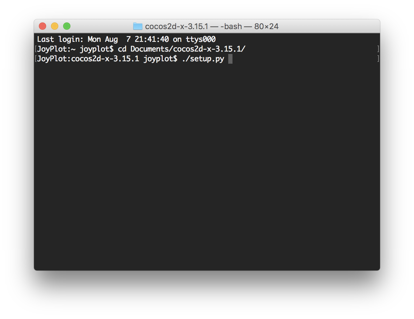 [Cocos入門] macOSでCocos2d-xの開発環境を一から作る - JoyPlotドキュメント