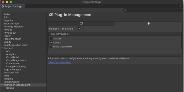 OculusのVRアプリ作成チュートリアルをやってみる - JoyPlotドキュメント