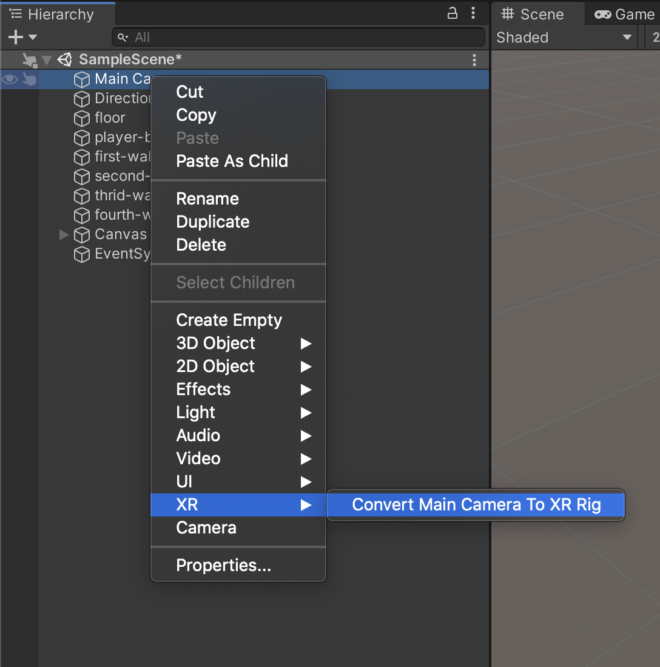 OculusのVRアプリ作成チュートリアルをやってみる - JoyPlotドキュメント