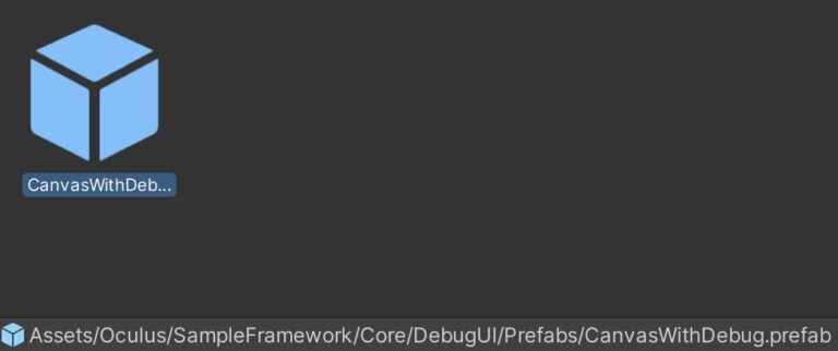 [Oculus+Unity]VR空間内にデバッグログを表示するディスプレイを作る - CanvasWithDebugの利用 - JoyPlotドキュメント
