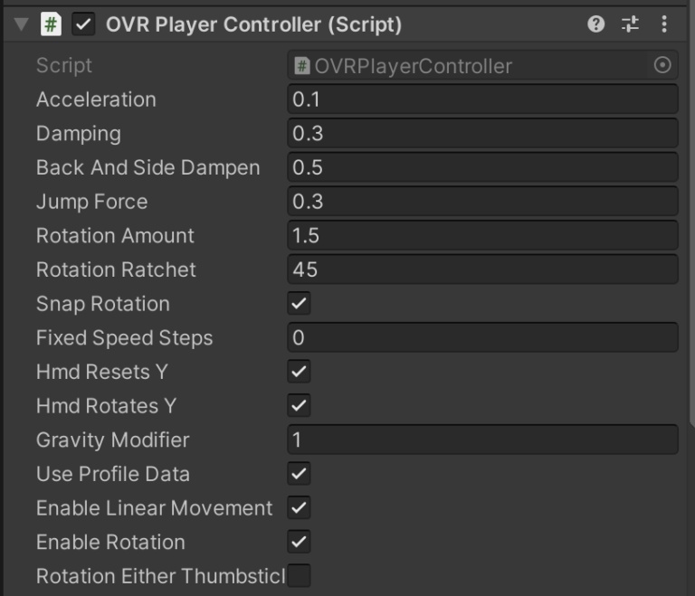 "Oculus Integration"のサンプルシーンからコントローラによる基本操作を学習＆実際に入力をテストする - JoyPlotドキュメント
