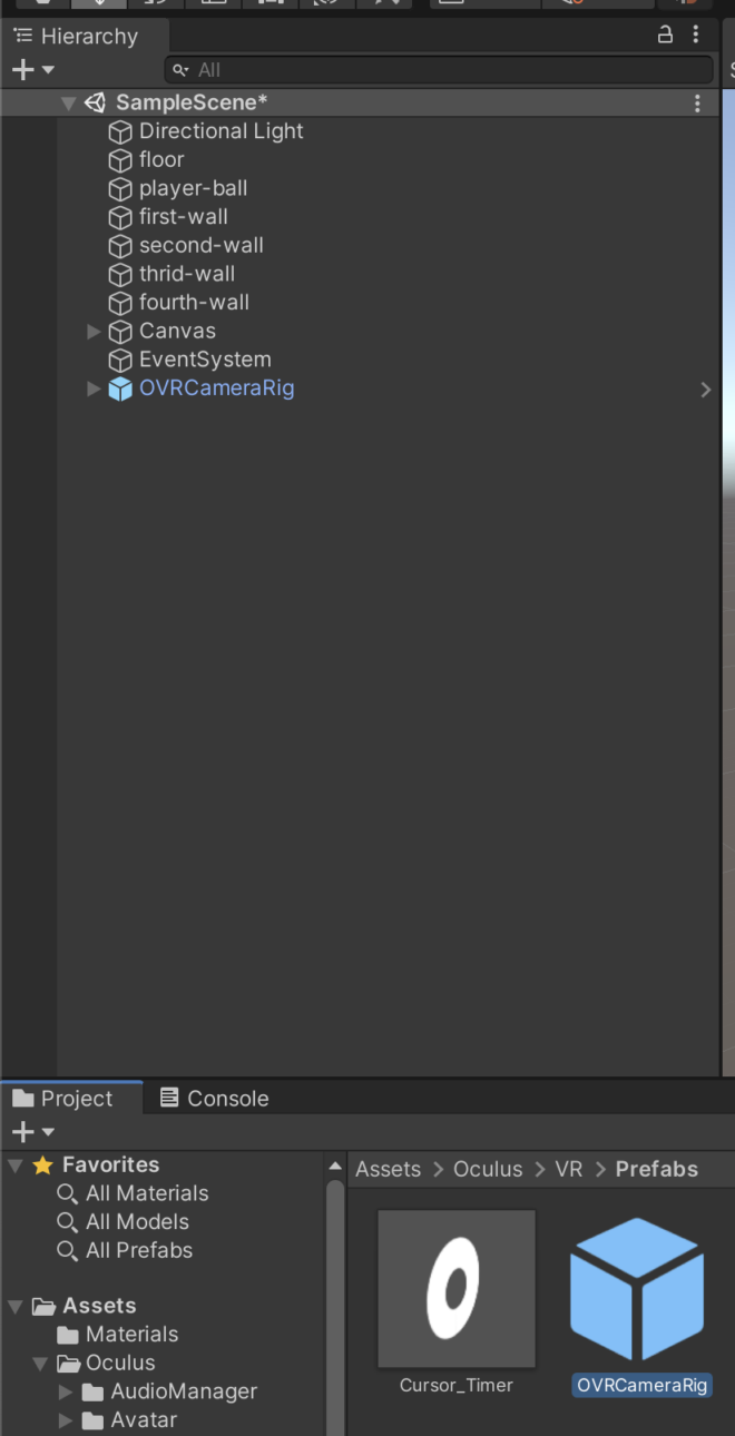 OculusのVRアプリ作成チュートリアルをやってみる - JoyPlotドキュメント