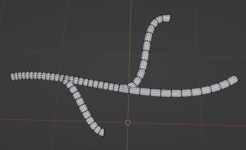 [Blender Tips 9]曲線を使って枝分かれのあるオブジェクトを作る - JoyPlotドキュメント