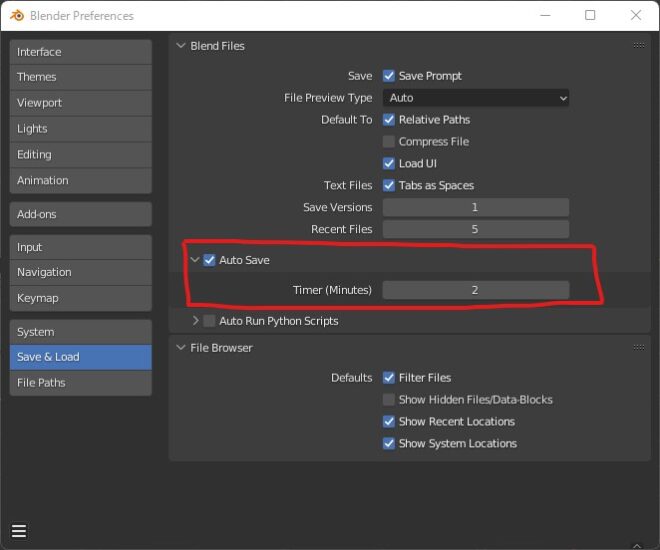 [Blender Tips 10]自動保存とバージョンファイルでデータの消失を防ぐ - JoyPlotドキュメント