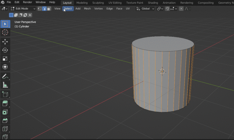 [Blender Tips 8]選択を飛び飛びにできる「Checker Deselect」とその応用 - JoyPlotドキュメント