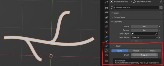 [Blender Tips 9]曲線を使って枝分かれのあるオブジェクトを作る - JoyPlotドキュメント
